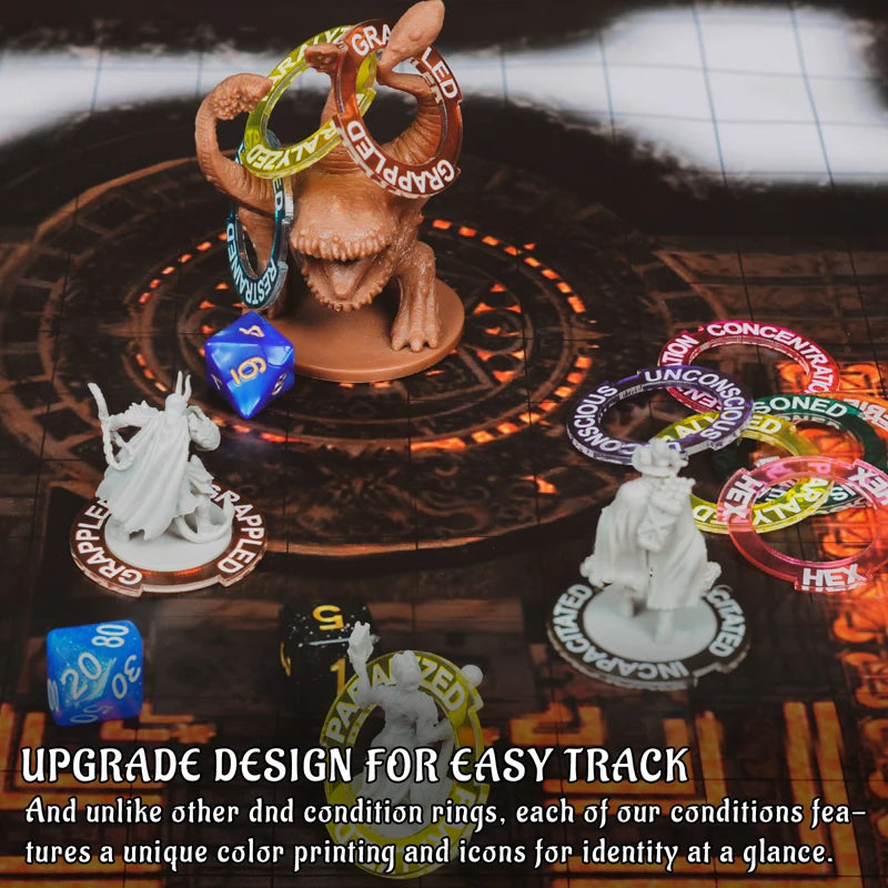 96 Piece Condition Rings set with Magical Tome storage box