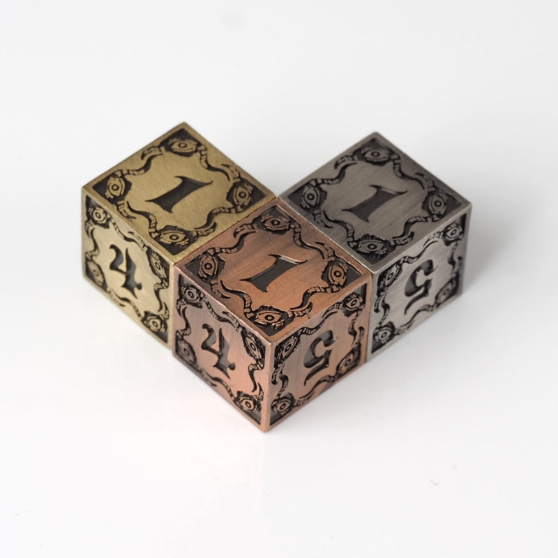 Eye of Vecna Metal DND Dice 7 Set