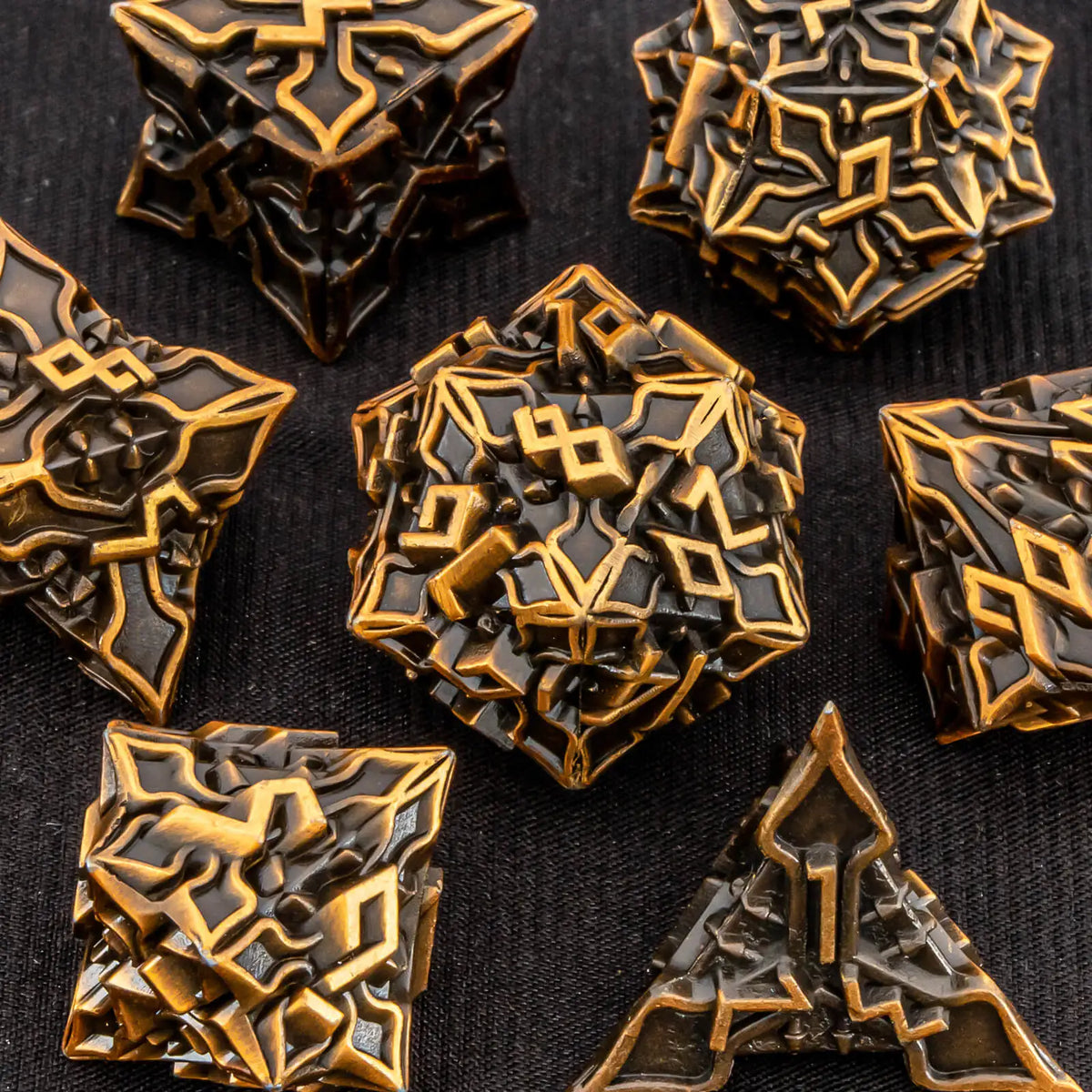 Runic Relic Metal DND Dice set
