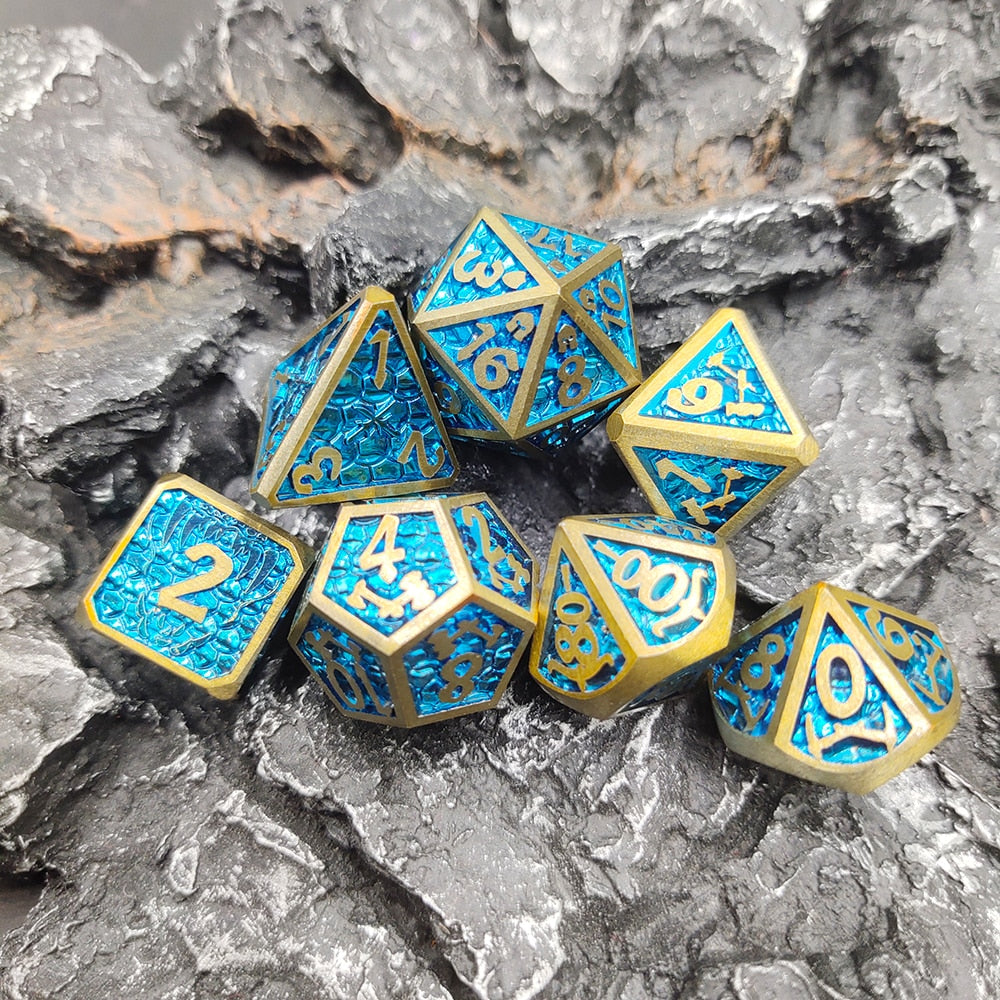 Ranger's Mark Polyhedral Metal Dice 7 Set